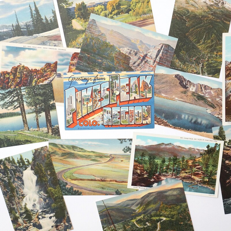Colorado Postcards - Etsy