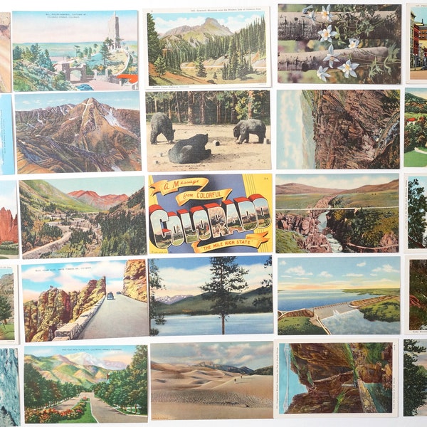 Colorado Postcards - Etsy