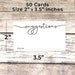 Suggestion Box Cards for Customer Feedback Suggestions or Comments for ...