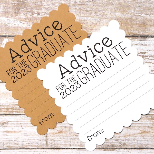 Graduation Advice Cards - Etsy