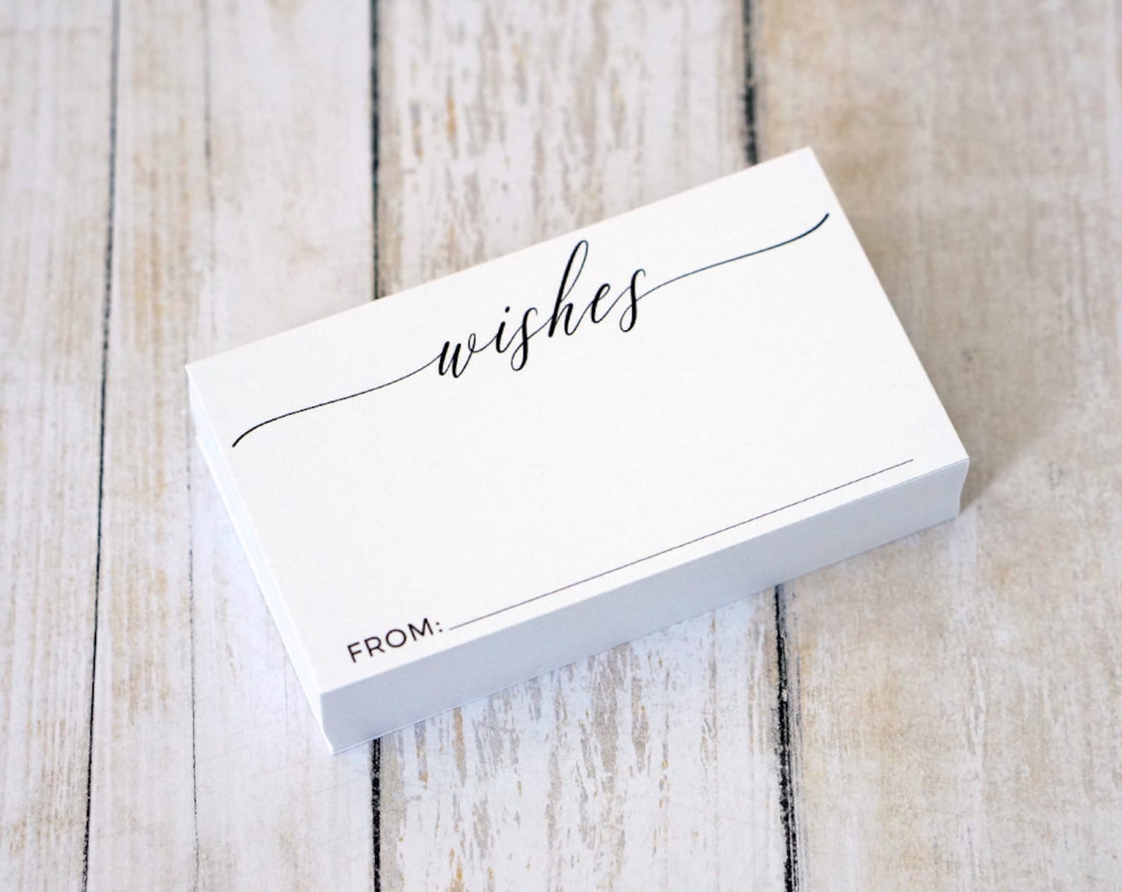 Wedding Wishes Card for Wishing Well or Bridal Shower - LITTLE Cards ...