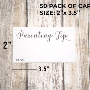 Parenting Tip Jar Cards - Small Card 3.5 X 2 Inch to Fit Jars or Box ...