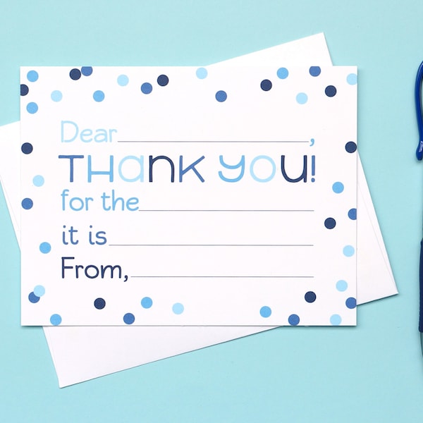 Polka Dot Thank You - Etsy