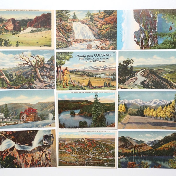 Colorado Postcards - Etsy