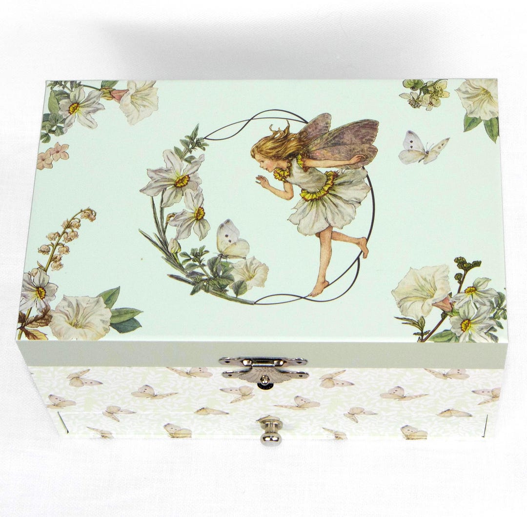 Flower Fairy Musical Jewelry Box - Etsy