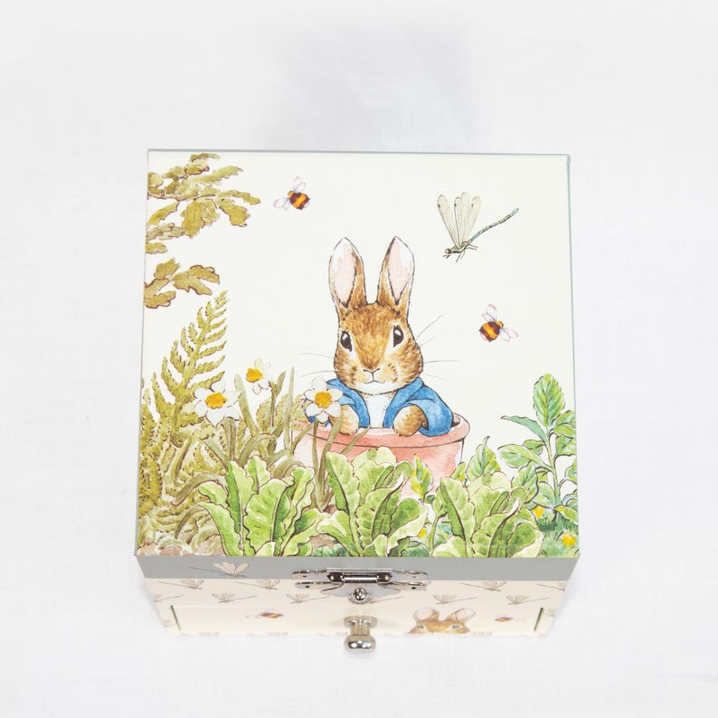 Peter Rabbit Musical Jewelry Box - Square - Etsy