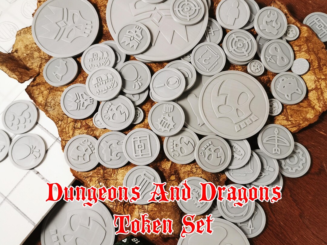 Dnd Token Set | Tabletop Gaming | Classes, Monsters, Allies, Npcs ...
