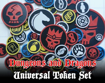 Dnd Complete Universal Class Token Set | Instant Download 3D Printable ...