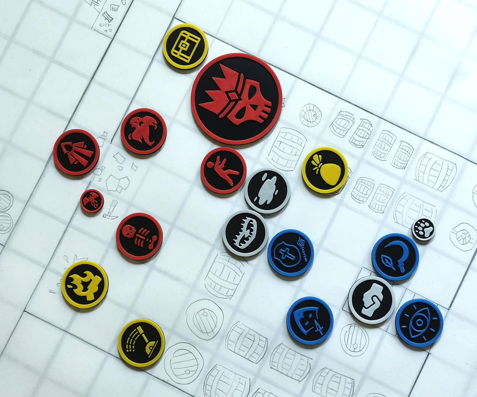 Dnd Complete Universal Class Token Set | Instant Download 3D Printable ...