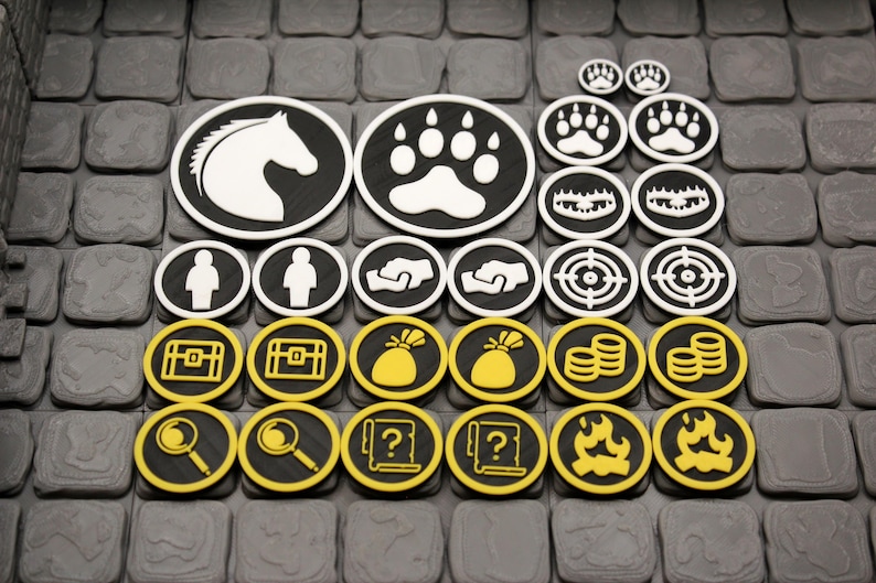 Dnd Universal Token Set | Tabletop Gaming | Classes, Monsters, Allies ...