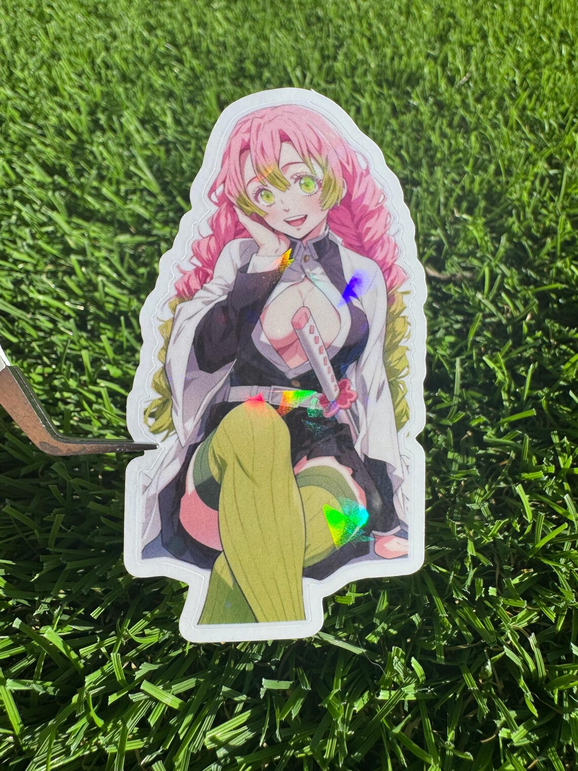 Kanroji Mitsuri Sticker | Demon Slayer Love Hashira Anime Sticker ...