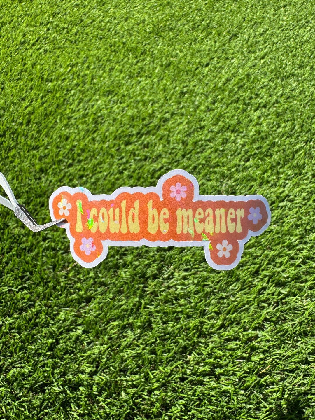 Funny "i Could Be Meaner" Sticker: Laptop, Water Bottle Decal - Etsy