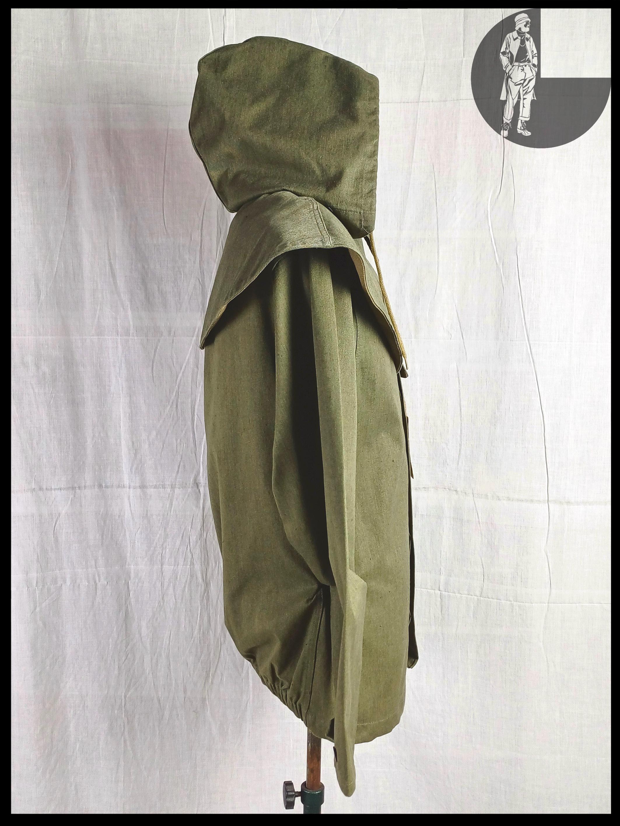 Vintage 60s DDR East German Army NVA Rain Hood Cape Jacket - Etsy