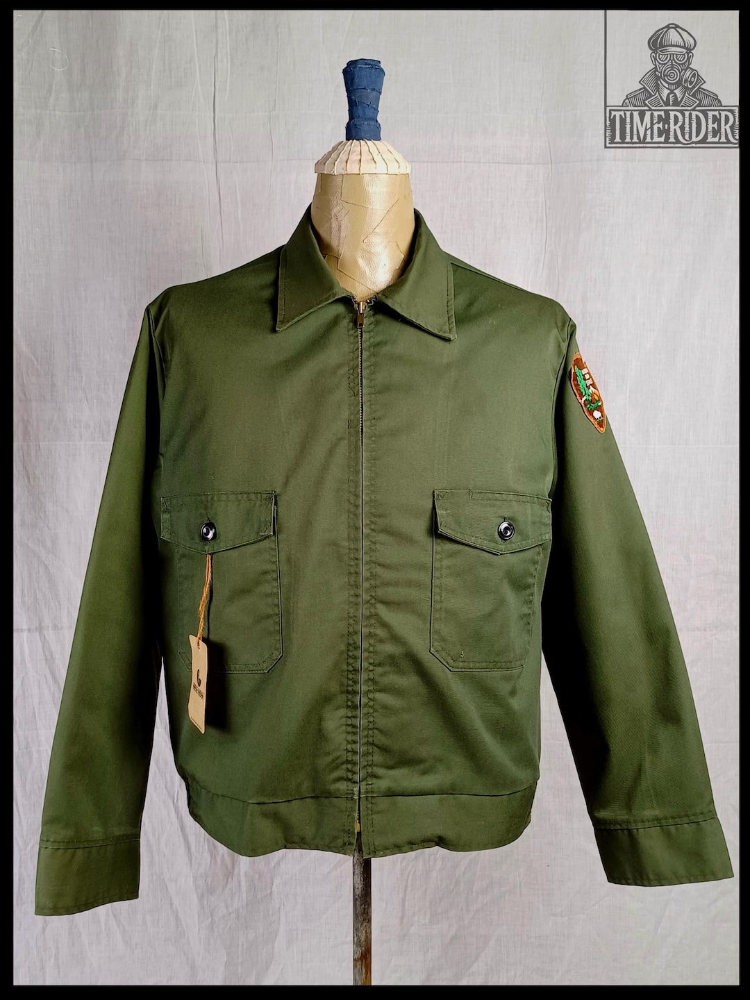 Vintage 1978 Dated U.S. National Park Service Ike Green Jacket - Etsy
