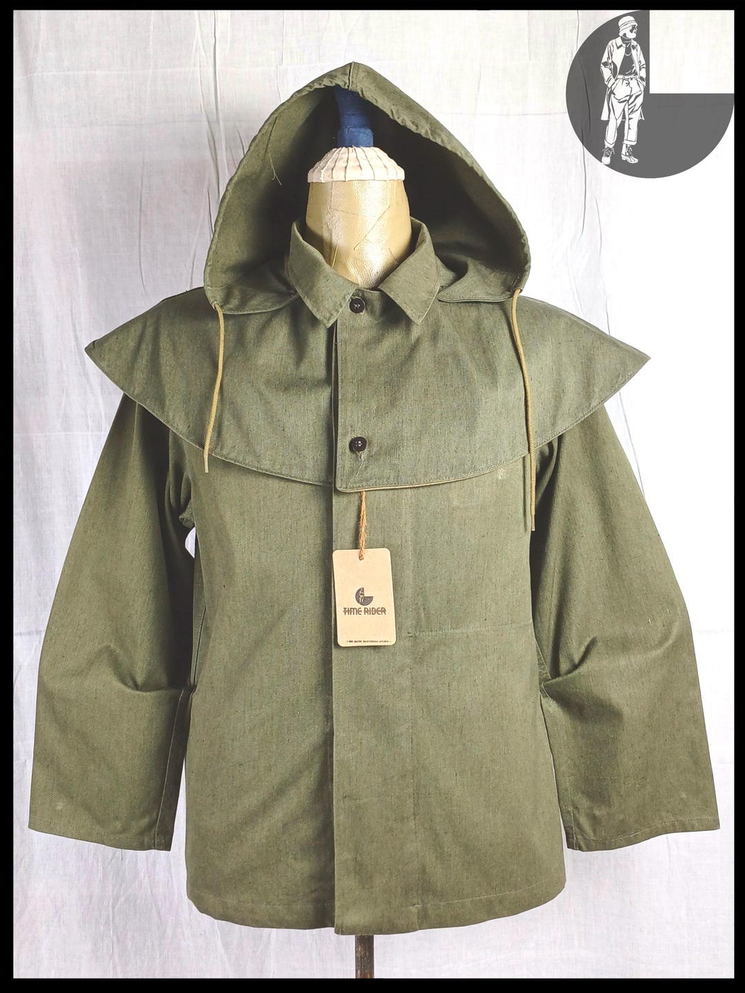 Vintage 60s DDR East German Army NVA Rain Hood Cape Jacket - Etsy