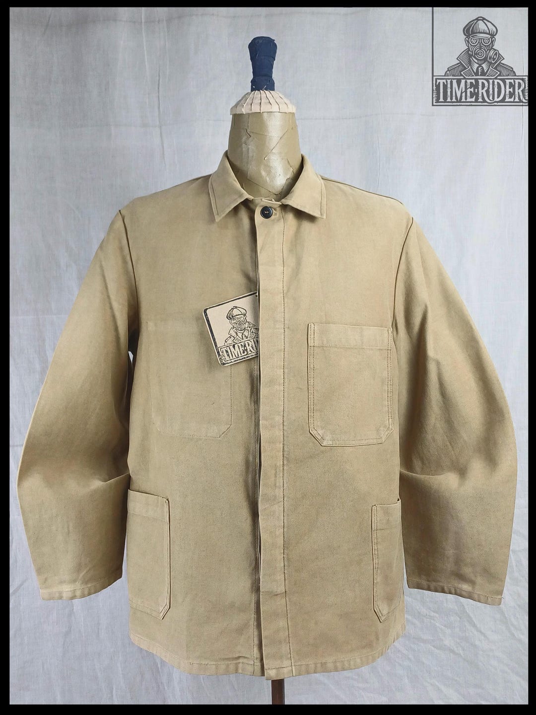 Vintage German Workwear Brown Moleskin Chore Jacket ES297 - Etsy
