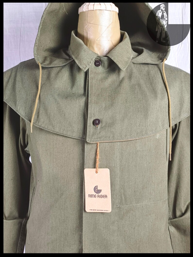 Vintage 60s DDR East German Army NVA Rain Hood Cape Jacket - Etsy