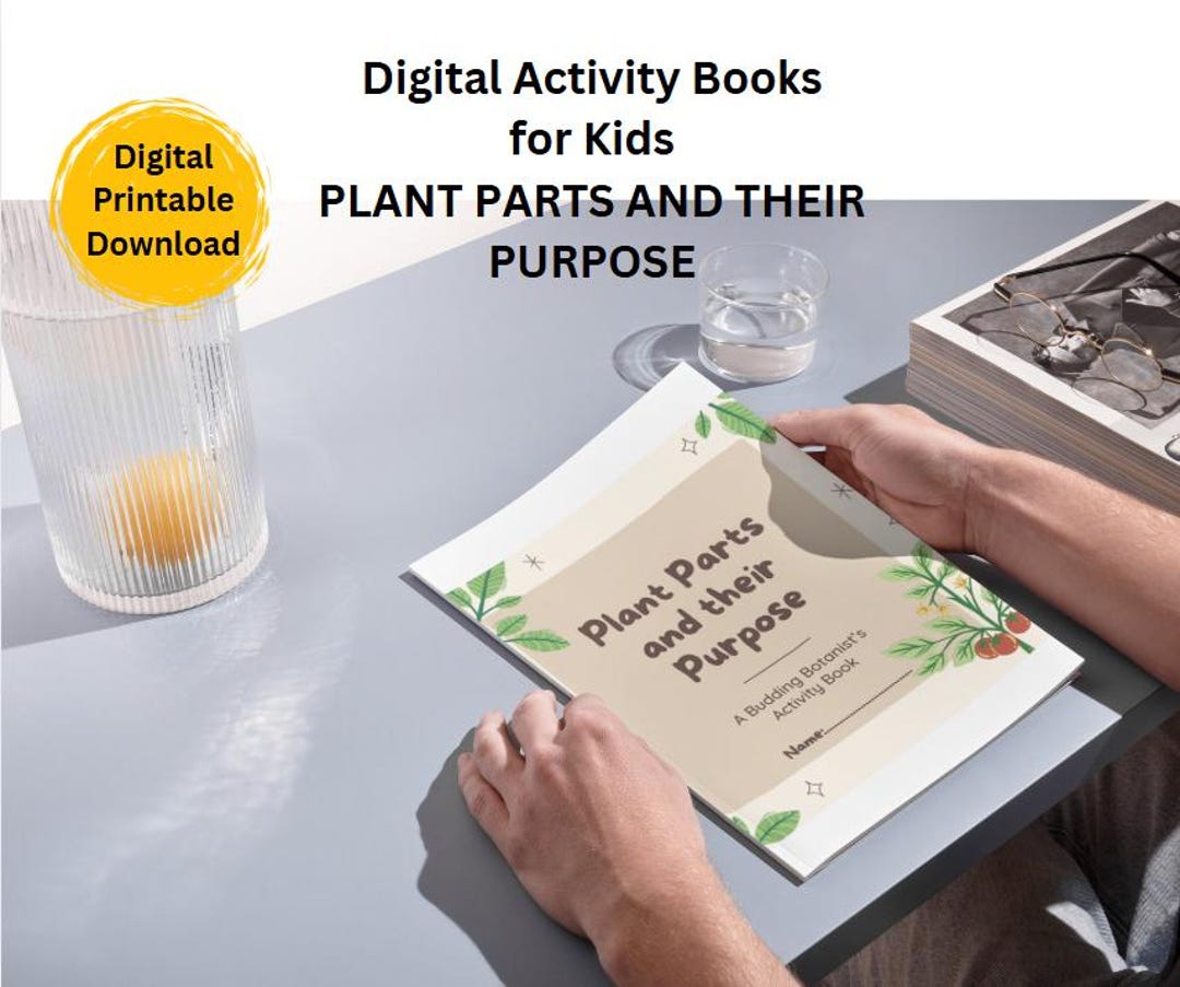 Parts of a Plant Activity Story Book, Kids Science Fun Activity - Etsy
