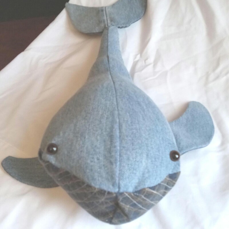 Denim Whale - Etsy