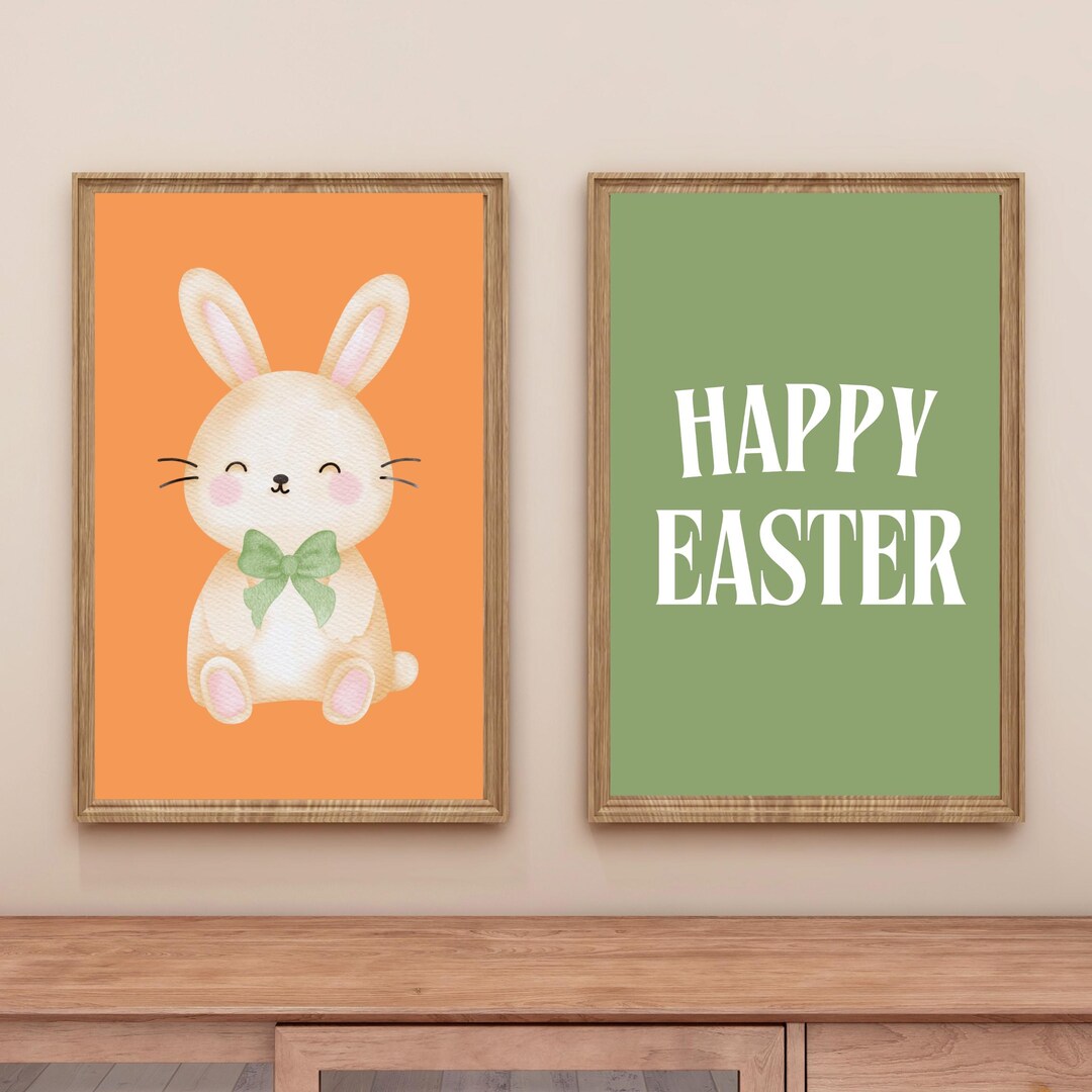 Happy Easter Poster, Easter Poster, Happy Easter, Easter Decor, Easter ...