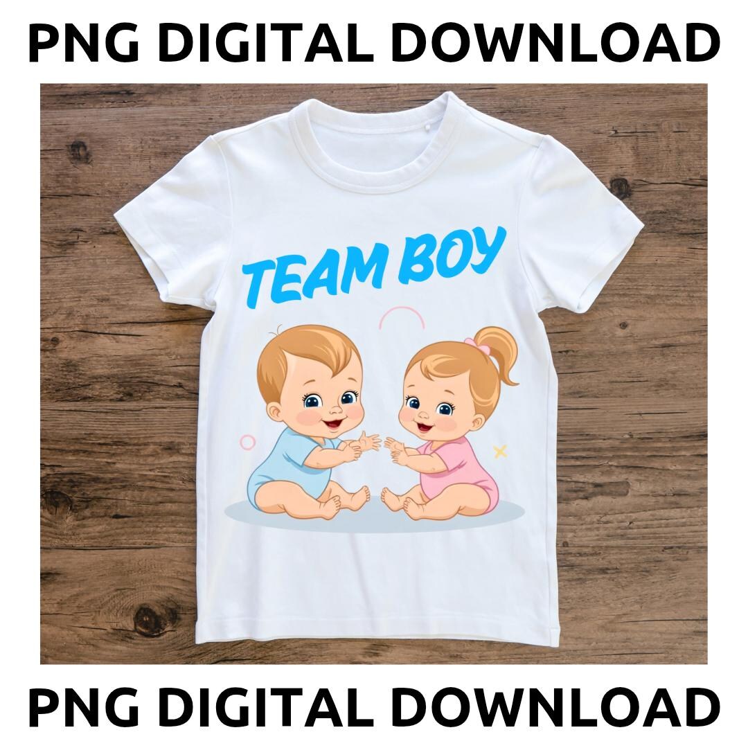 Team Boy Png, Team Girl Png, Gender Reveal Png, Gender Party, Digital ...