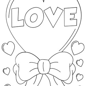 Valentine's Day Coloring Pages for Kids - 10 Fun & Adorable Printable ...