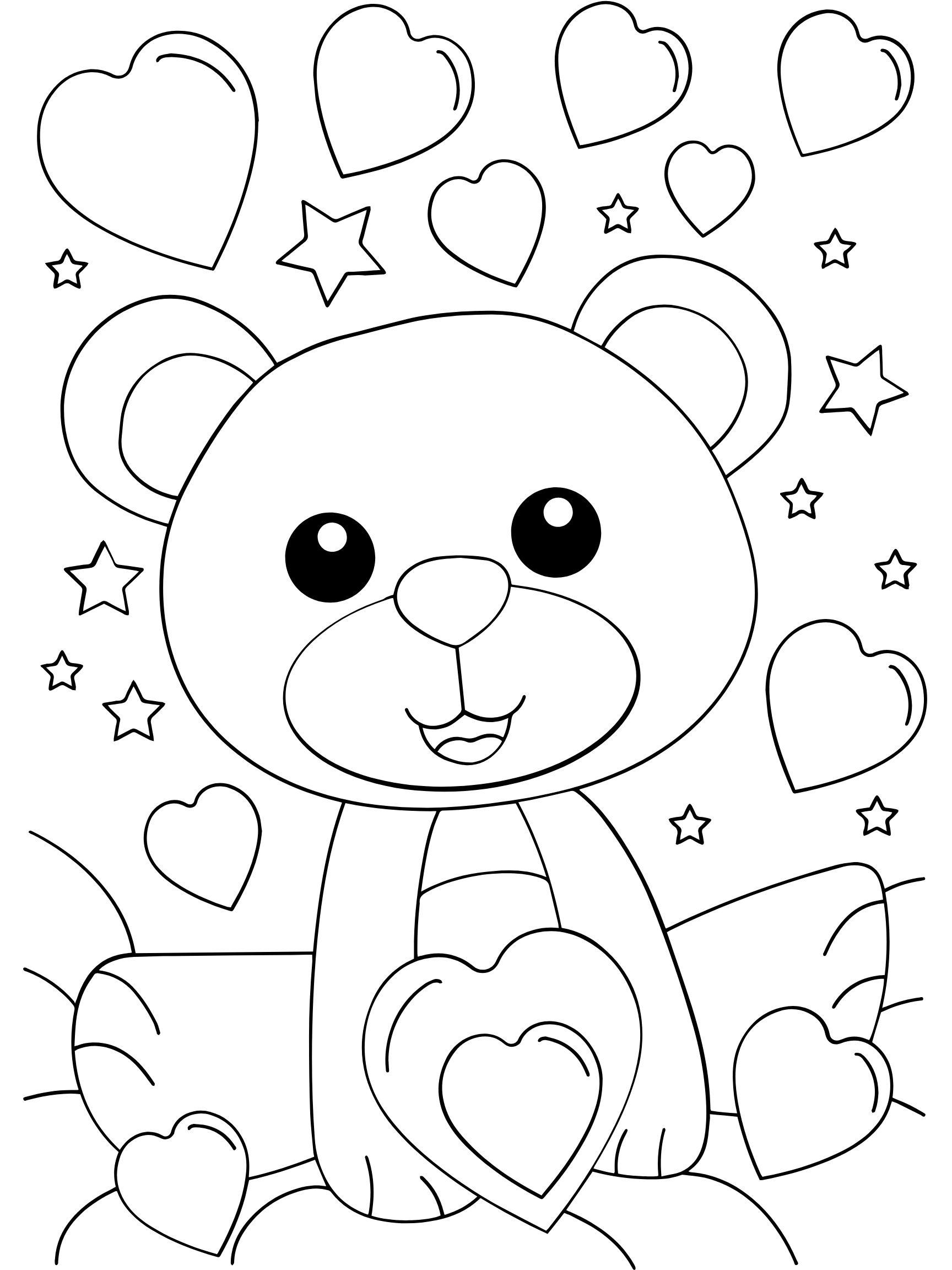 Valentine's Day Coloring Pages for Kids - 10 Fun & Adorable Printable ...