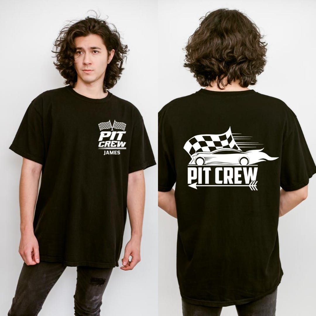 Pit Crew Shirt,custom Racing Sweatshirt,motocross Shirt, Funny Pit Crew ...
