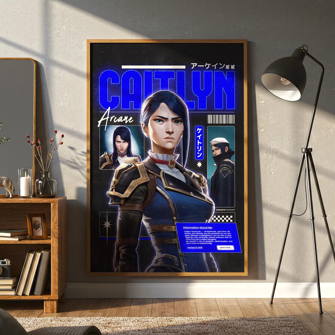 Arcane Caitlyn (cupcake) Poster - Etsy