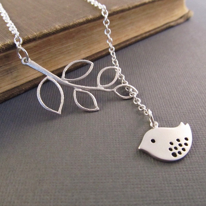 Silver Bird Necklace - Etsy