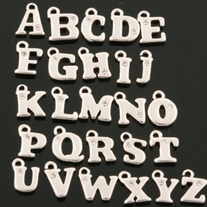 Initial Hoop Earrings, Gold Alphabet Charm on Leverback Hoops, Tiny ...