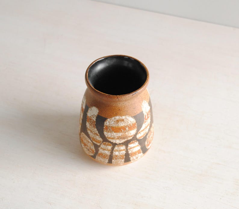 Vintage Lapid Pottery Vase: Mid Century Hand Painted Ceramic Vase - Etsy