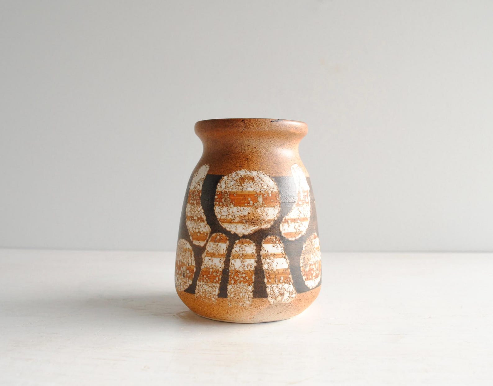 Vintage Lapid Pottery Vase: Mid Century Hand Painted Ceramic Vase - Etsy