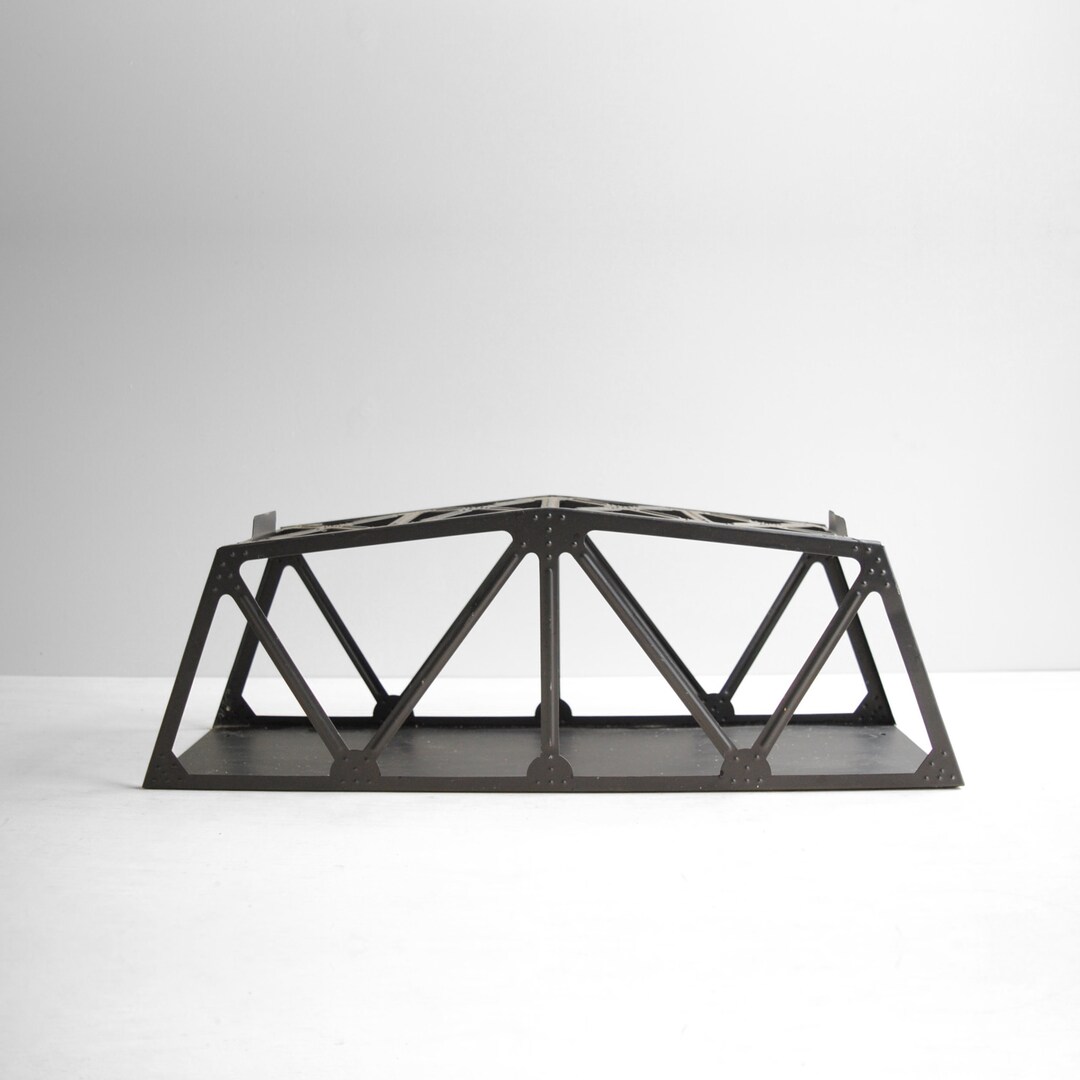 Vintage Black Metal Train Trestle Bridge Marx Wabash O Gauge - Etsy