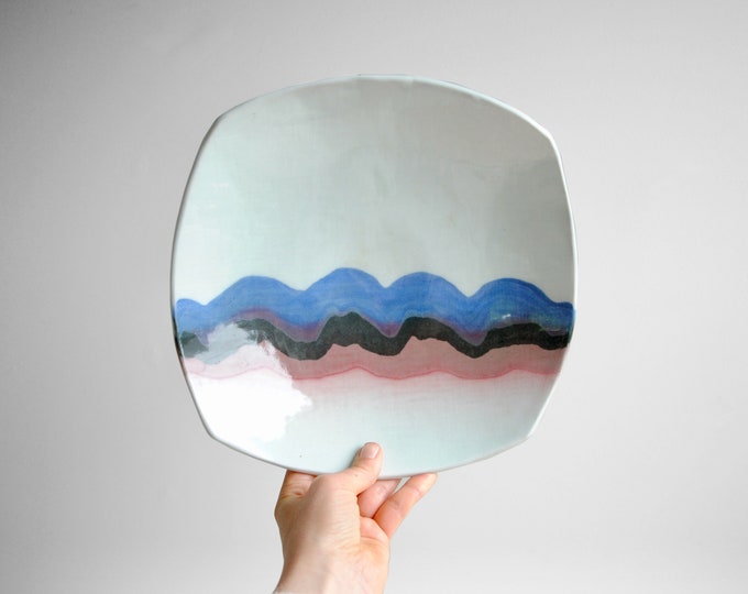 Vintage Handmade Ceramic Bowl, Art Pottery Bowl, Serving or Fruit Bowl ...