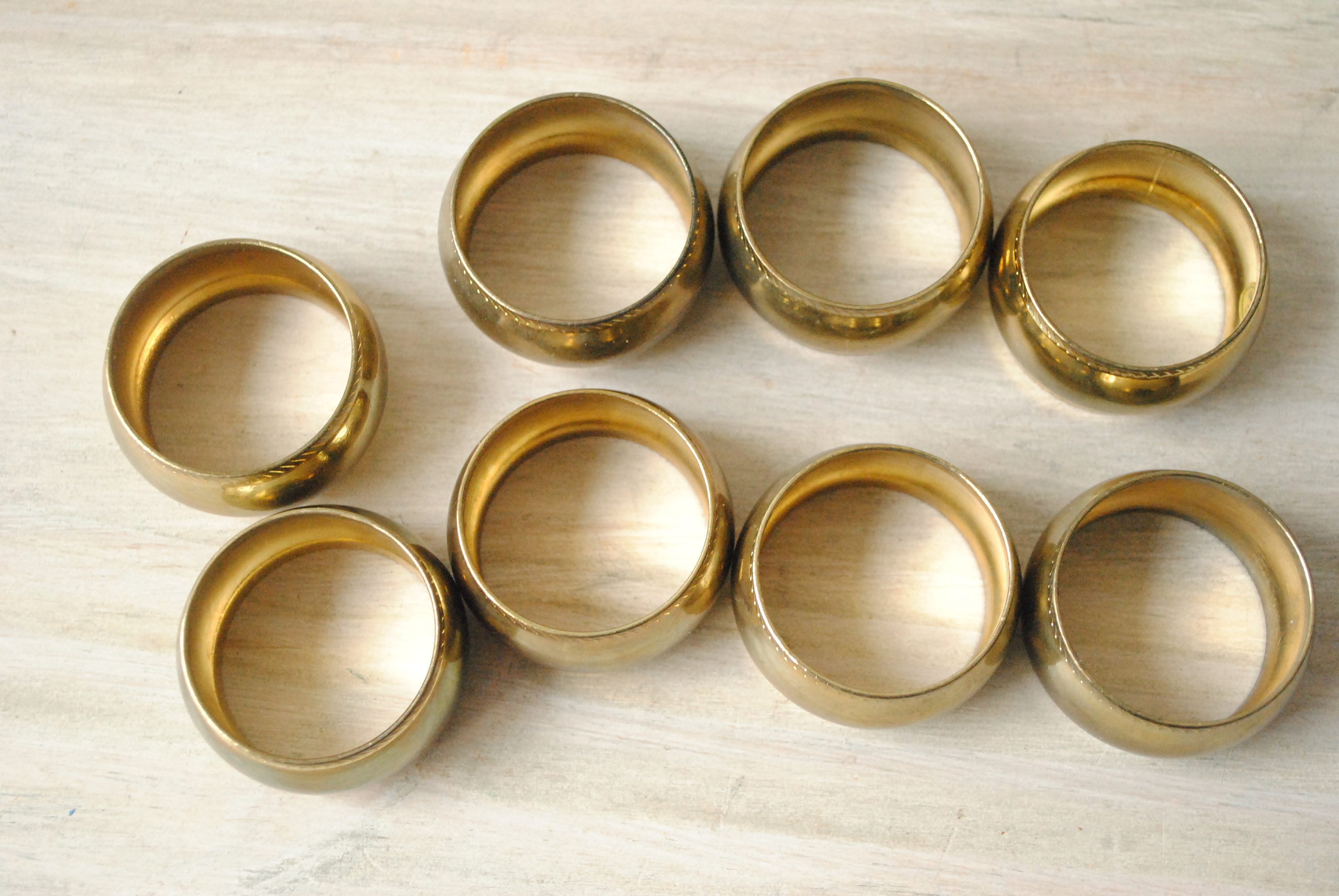 Curtains & Window Treatments Curtain Rings Purse Rings 8 Large French ...