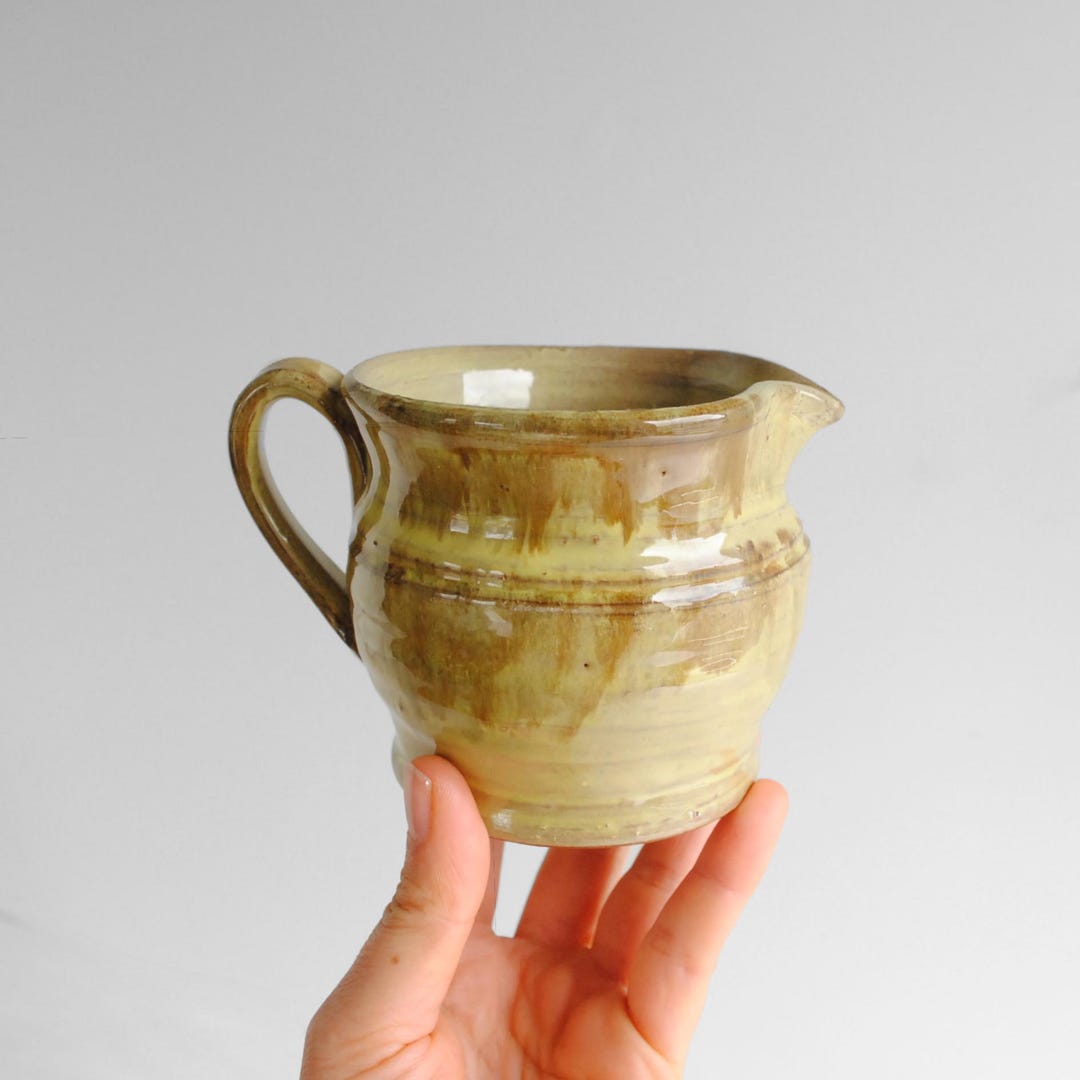 Vintage Ceramic Pottery Creamer Pitcher, Sheffield Pottery Handmade ...