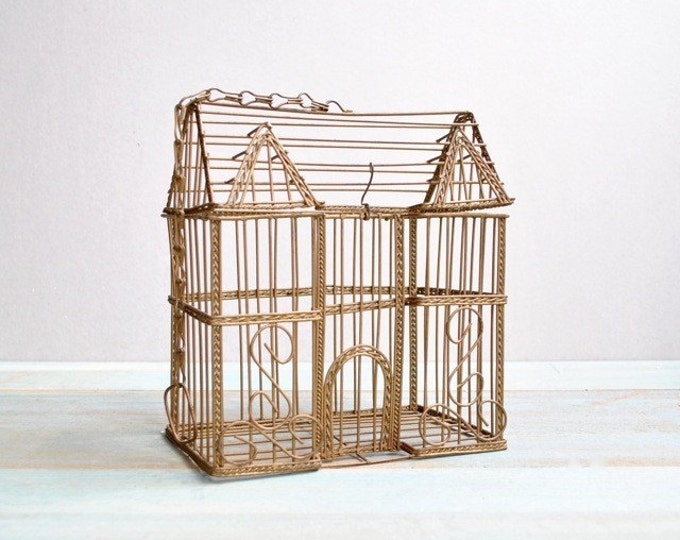 Small Vintage Bird Cage - Etsy