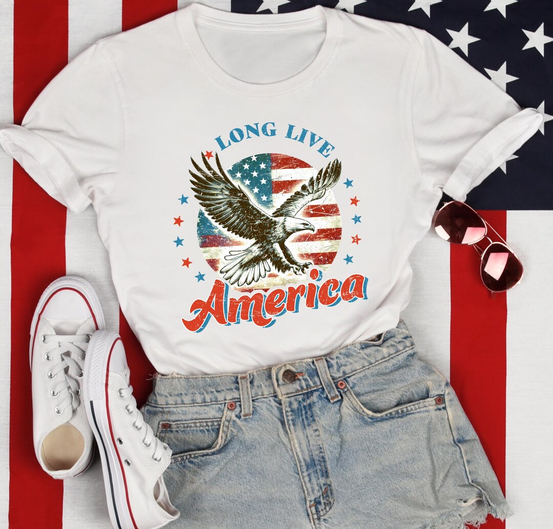 Long Live America Shirt,vintage 4th of July Tee,america Shirt,patriotic ...