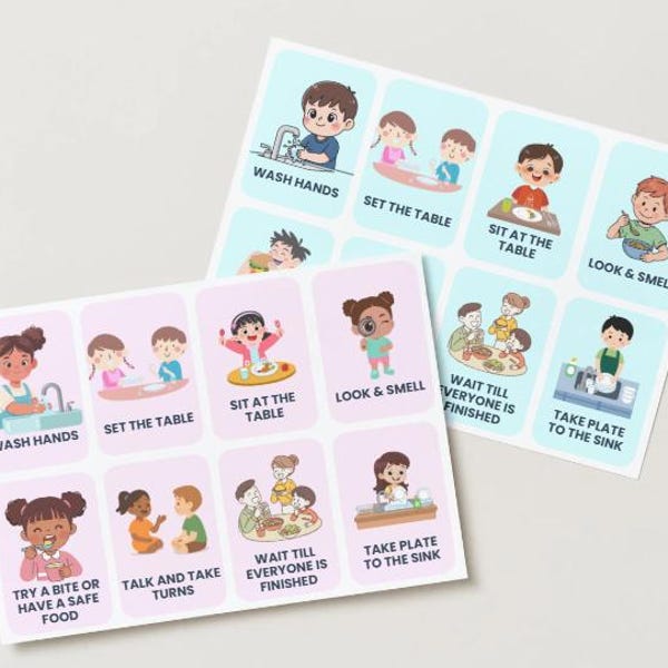 Visuals for Feeding Therapy - Etsy