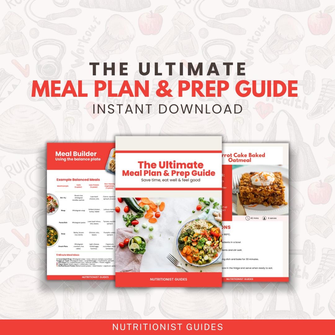 The Ultimate Meal Plan and Prep Guide - A Step-by-step System for Easy ...