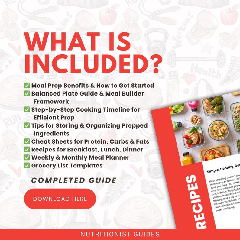 The Ultimate Meal Plan and Prep Guide - A Step-by-step System for Easy ...
