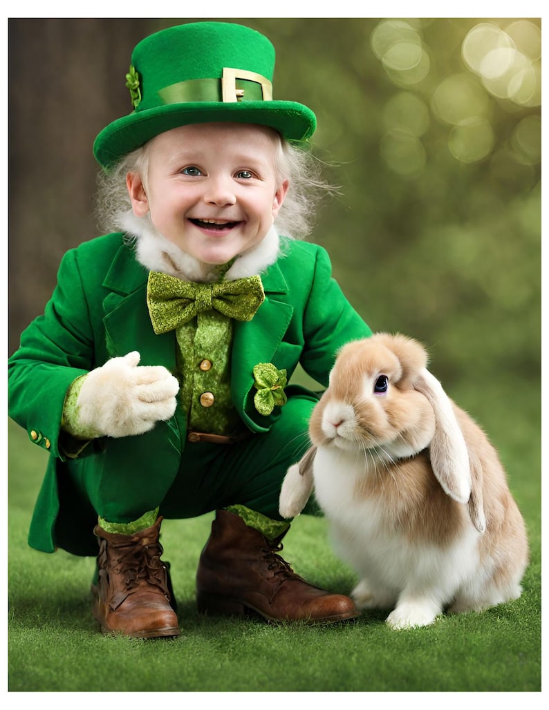 St. Patricks Day and Easter in March Together. Leprechauns and Easter ...