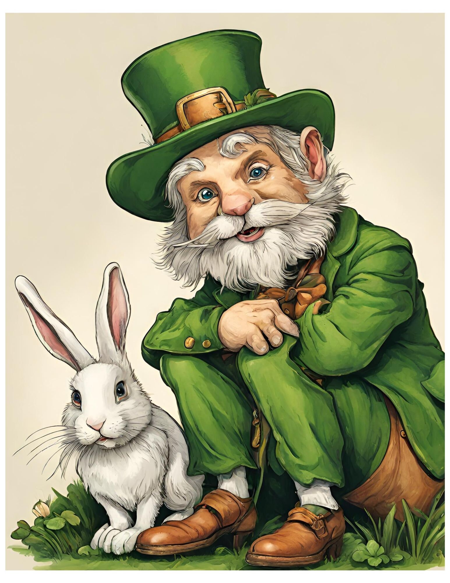 St. Patricks Day and Easter in March Together. Leprechauns and Easter ...