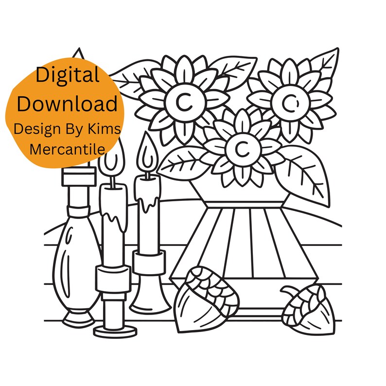 Senior Center Coloring Pages Digital Downloads Enrichment - Etsy