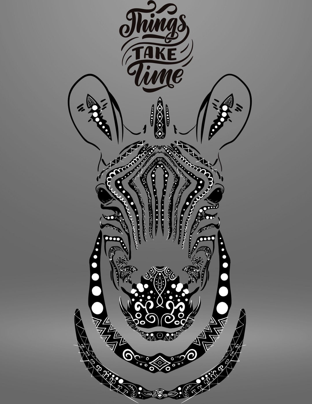 Exotic Zebra, PNG, Digital Download, Zebra, Wall Decor, Wall Art ...