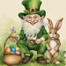 St. Patricks Day and Easter in March Together. Leprechauns and Easter ...