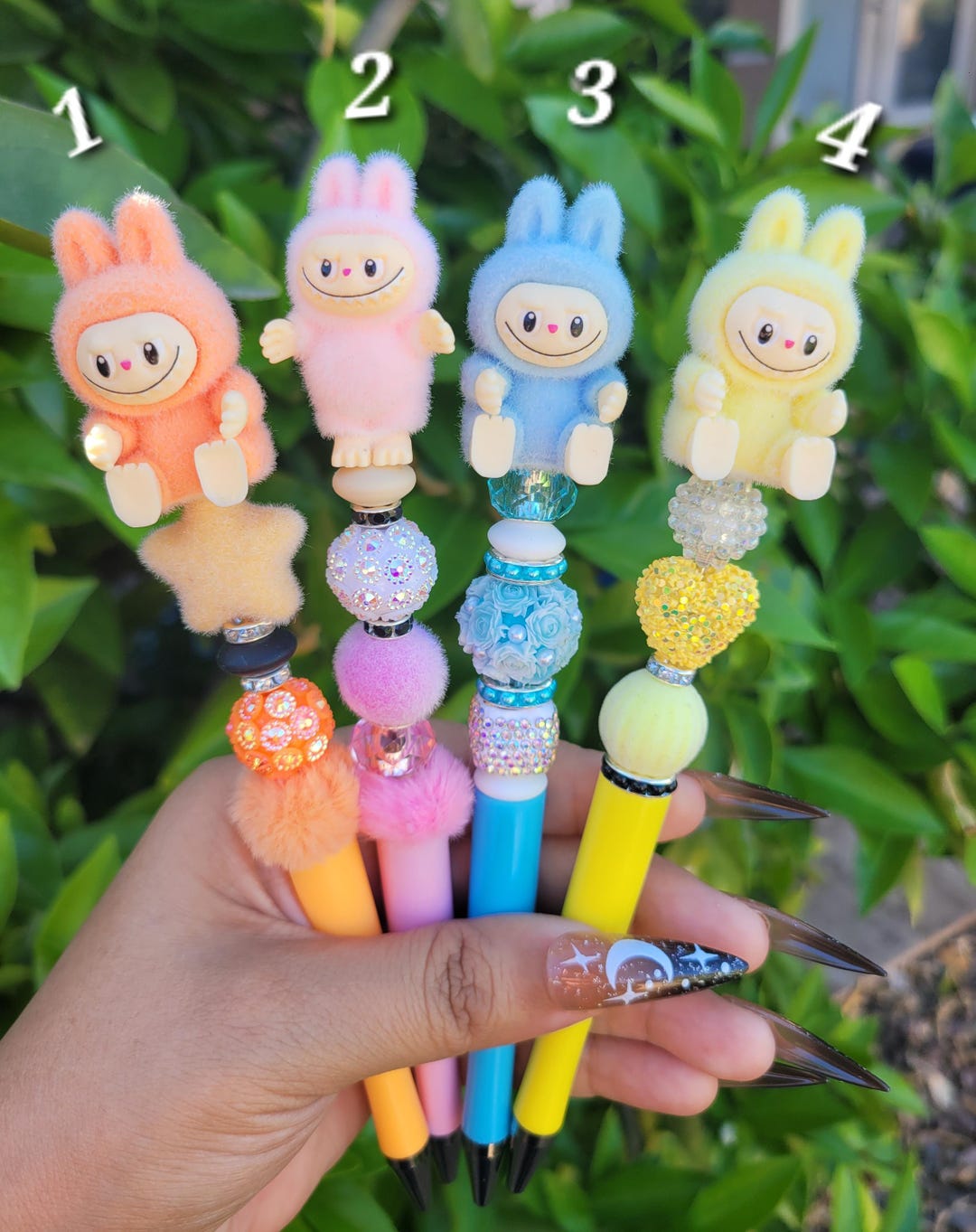 Labubu Pen - the Monsters, Beaded Pen - Etsy