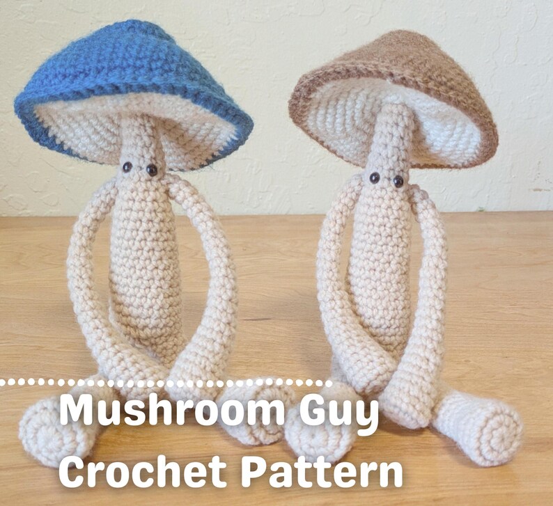Mushroom Guy Crochet Pattern - Etsy