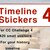 Timeline Stickers to Print for CC Challenge B - Etsy